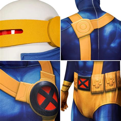 Cyclops X Men 1997 Costume Cosplay Marvel Comic