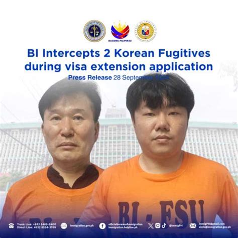 Bi Intercepts 2 Korean Fugitives During Visa Extension Application