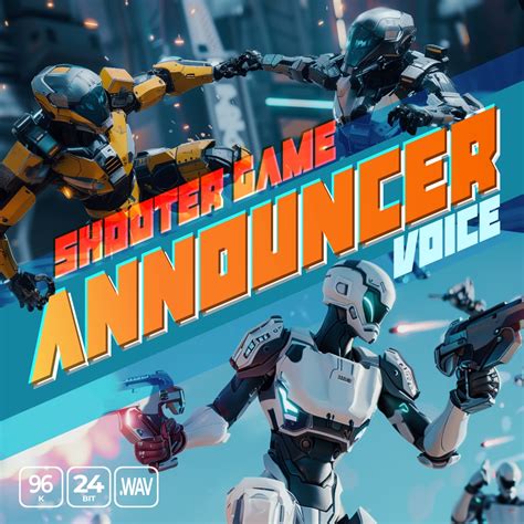 Shooter Game Announcer Voice Sound Effects Library