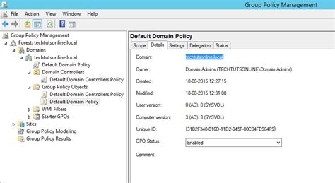 group policy management