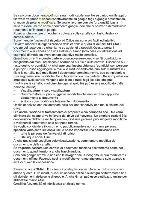 Laboratorio Di Informatica Appunti Lezione