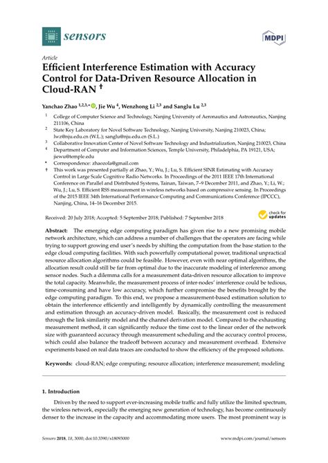 Pdf Efficient Interference Estimation With Accuracy Control For Data