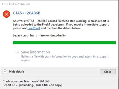 My Game Crashes Everytime I Open It R Fivem