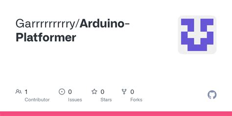 GitHub Garrrrrrrrry Arduino Platformer
