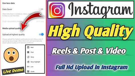 How To Upload HIGH QUALITY Reels in Instagram | Full HD me Reels Upload Kese Kare#Technonir ...