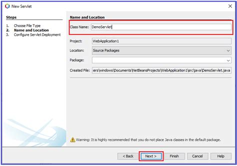 Creating Servlet Using Netbeans Ide Dot Net Tutorials