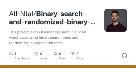 Github Athntalbinary Search And Randomized Binary Search Trees This