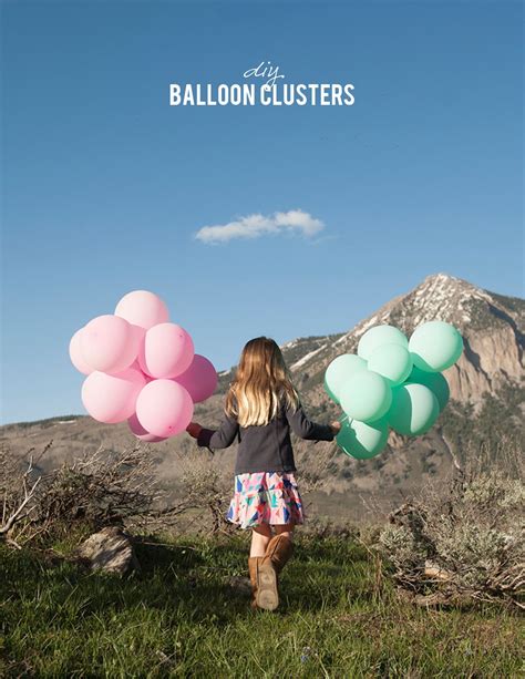 Diy Balloon Clusters Balloon Clusters Balloon Diy Balloons