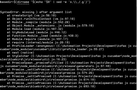 Nodejs Cucumber Js How To Run The Features Windows Stack Overflow