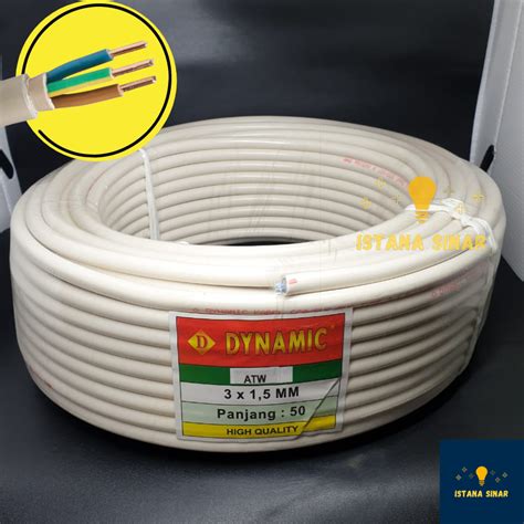 Jual Kabel Listrik Nym 3 X 1 5 Mm Dynamic 1 Roll Kabel Tembaga Kabel