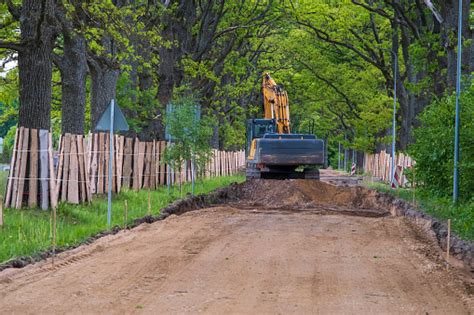 나무 줄기 보호 인근 건설 현장에서 손상으로부터 보호하기 위해 보드로 덮인 나무 줄기 도시의 길가에있는 나무 0명에 대한 스톡 사진 및 기타 이미지 Istock
