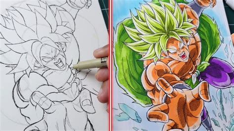 How To Draw Broly Dbs Version Step By Step Anatomy Sketching