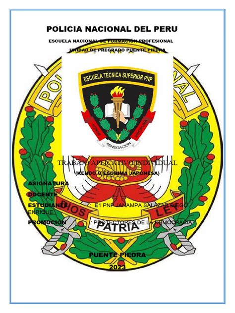 Policia Nacional Del Peru Kendo Pdf