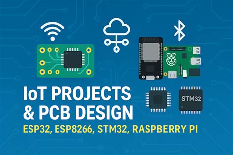 build iot projects pcb designs esp32 stm32 raspberry pi microcontro specialist by tech kota