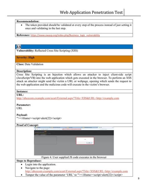 Web Pentest Sample Report Pdf