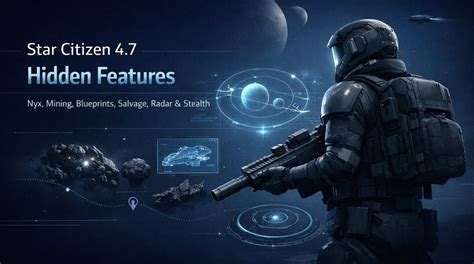 Star Citizen 4 7 Nyx Mining Blueprints Salvage Radar And Stealth