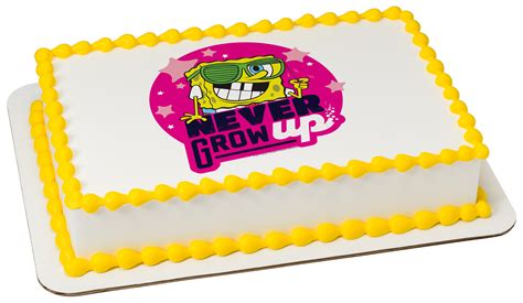 Spongebob Squarepants Never Grow Up Decopac