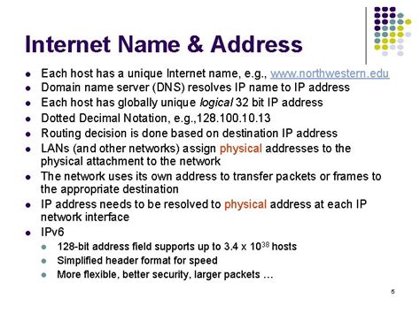 Chapter 7 Tcpip The Tcpip Architecture The Internet