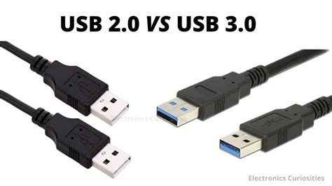 How To Identify Usb 2 0 Vs Usb 3 0 The Difference Between Usb 2 0 And Usb 3 0 Electronics