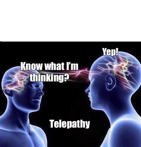 Create Comics Meme People Telepathic Communication Telepathy