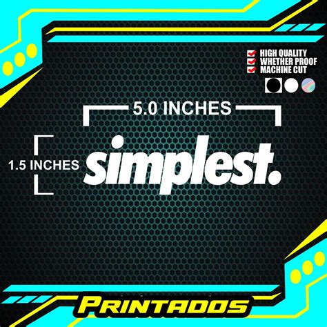 Original Simplest Decal Sticker Cutout For Car Motorcycle And More