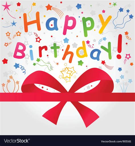 Birthday Royalty Free Vector Image Vectorstock