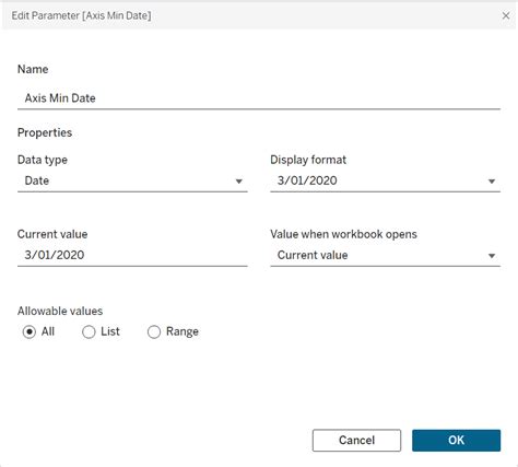 Dynamic Axis Range New Feature In Tableau Desktop 20233 The Data