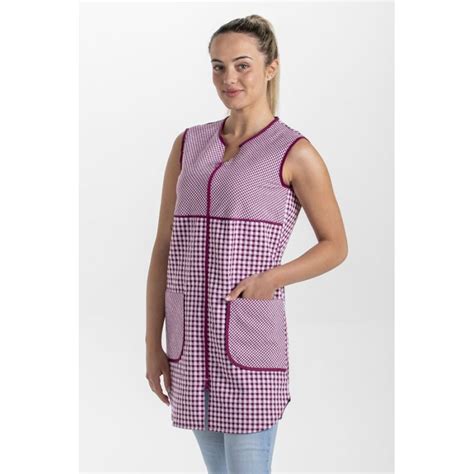 Purple Smock With Zipper Rm Fardas E Uniformes