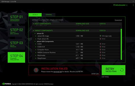 Flash Jetson OS Installation Error And Jetson SDK Components Installation Error Jetson AGX