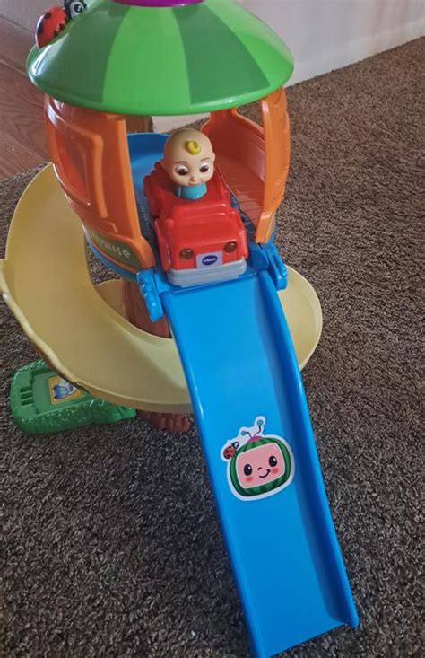 vtech cocomelon treehouse track set 3 piece macy s