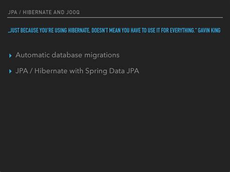 Database Centric Applications With Spring Boot And JOOQ Speaker Deck