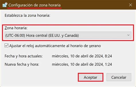 C Mo Cambiar La Zona Horaria En Windows Winnotas