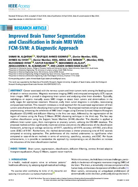 Improved Brain Tumor Segmentation And Classification In Brain Mri With