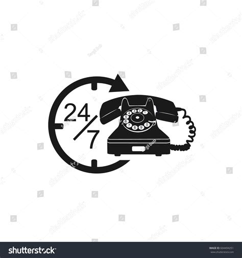 Call Center Icon Technical Support Vector Stock Vector Royalty Free 604494251