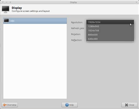 10 04 Adjust Resolution In Xfce4 Virtualbox Guest Guest Ask Ubuntu