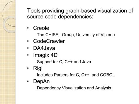 Ppt Dependency Visualizing Tools Powerpoint Presentation Free
