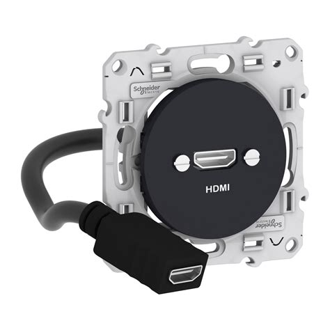 Schneider Electric S540462 Odace Data Socket Hdmi Type A Female Socket Female Cable