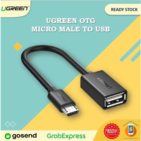 Ugreen OTG Converter Adapter Micro Male To USB Female Cable Shopee Singapore