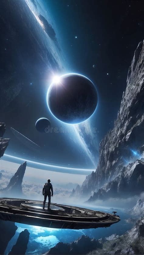 Dataeclipse Odyssey Unleashed Pioneering Tomorrow S Tech Ai Generate Stock Illustration