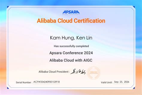 Ken Lin On Linkedin Alibabacloud Alibabacloudcertified Cloudcertification Certification