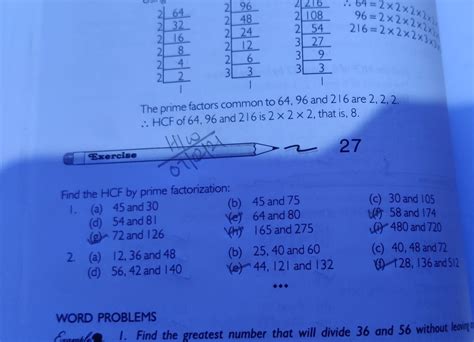 Hcf Maths Assignment Teachmint