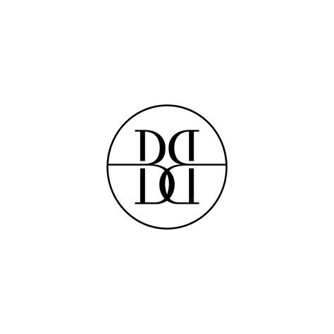 Bb 로고 디자인 프리미엄 벡터