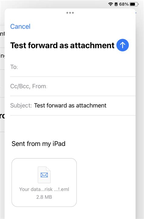 Ios Send An Email As An Attachment From IPhone Ask Different