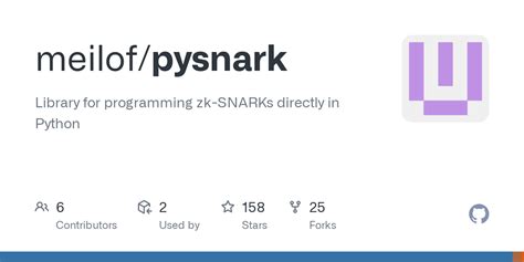 Github Meilofpysnark Library For Programming Zk Snarks Directly In Python