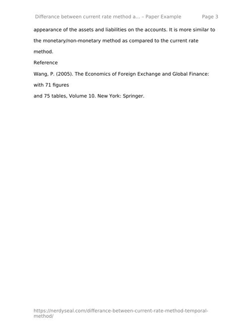 Differance Between Current Rate Method Temporal Method Words NerdySeal