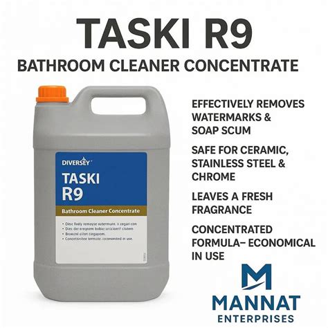 Taski R9 Bathroom Cleaner Packaging Size 5l At ₹ 1125 Bottle In Manali Id 2850669962333