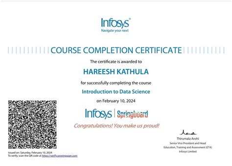 Datascience Infosys Continuouslearning Hareesh Kathula