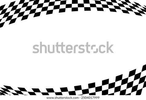 Race Flag Background Checkered Flag Black Stock Vector Royalty Free