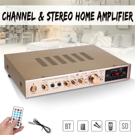 2000 Вт 5 канальный домашний усилитель аудио цифровой авто AV HiFi ...