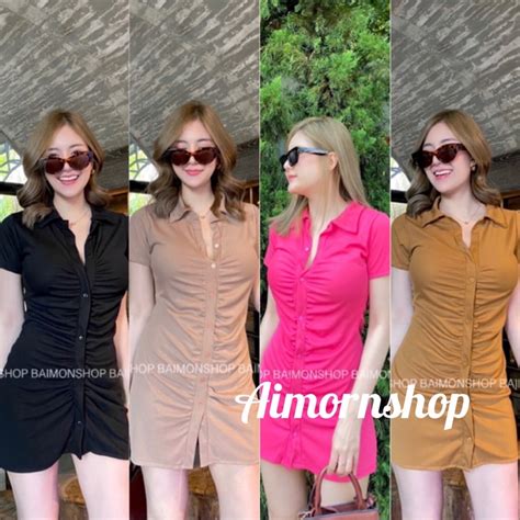 Simple Doll เสื้อโปโลแขนตุ๊กตา ผ้าร่องเล็ก พร้อมส่ง Simplestore Store Thaipick